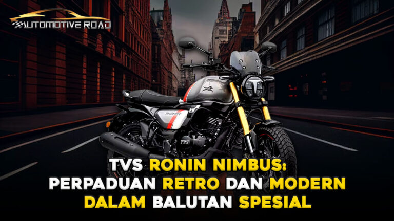 TVS Ronin Nimbus: Perpaduan Retro dan Modern Balutan Spesial
